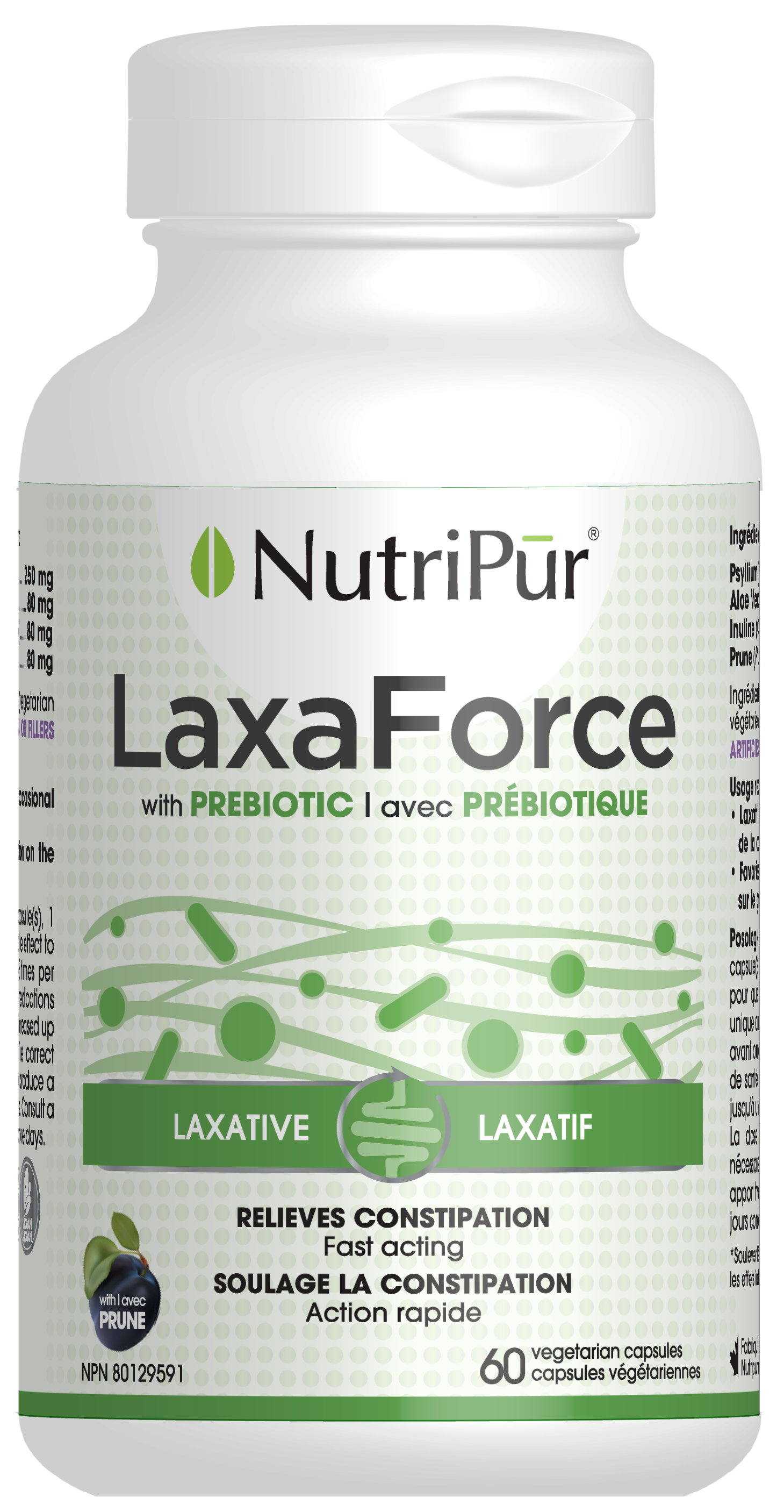 Laxatil - Natural Laxative 60 Caps for Gentle Relief