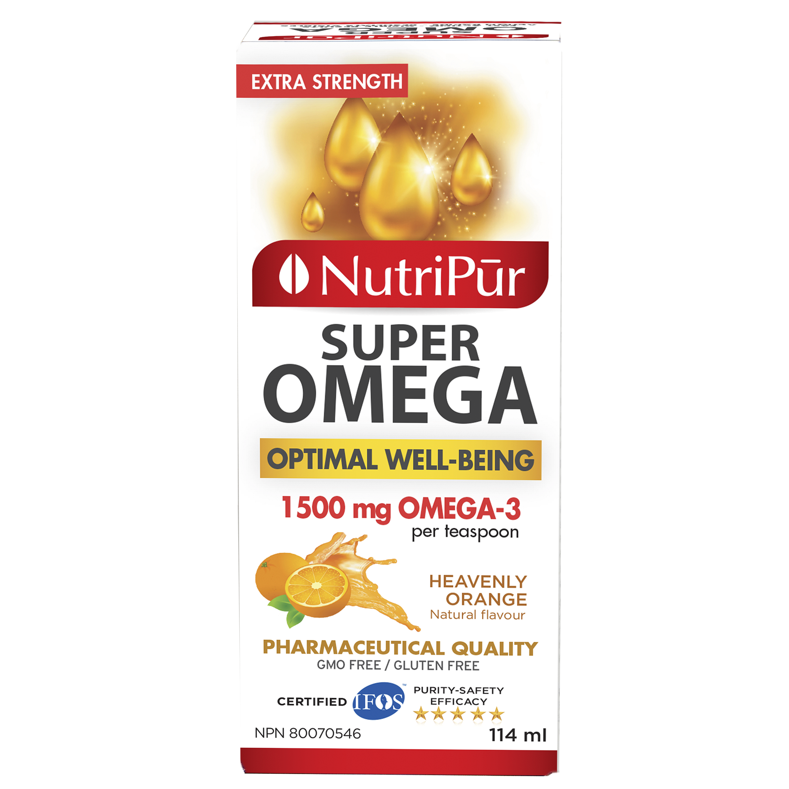 Nutripur Super Oméga 114mL - Ebambu.com livraison GRATUIT $59+